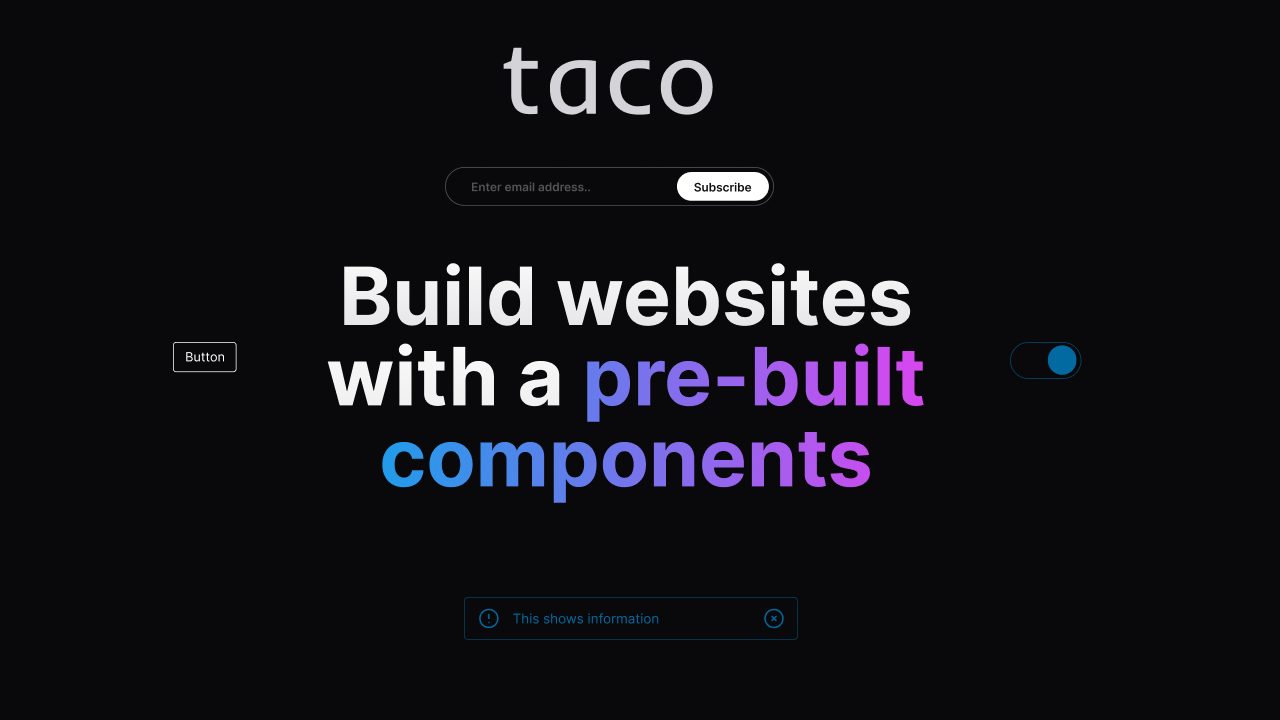Taco - Component Library